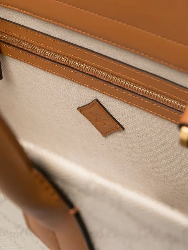 Mcm Medium Himmel Lauretos Tote Bag
