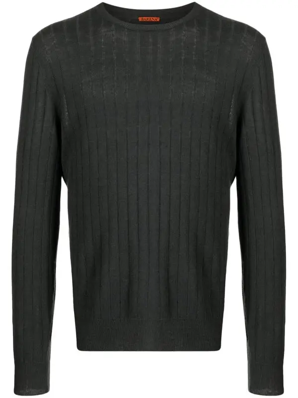 Barena Venezia Ribbed-knit Linen-cotton Jumper