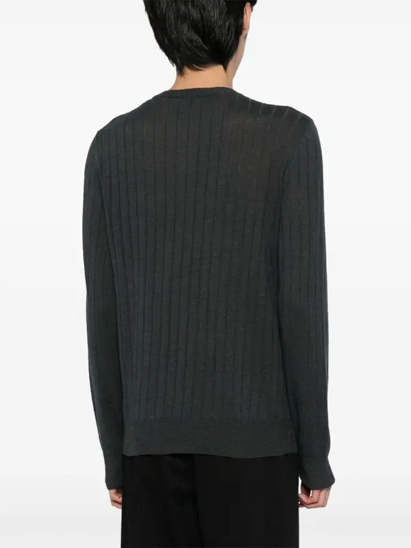 Barena Venezia Ribbed-knit Linen-cotton Jumper