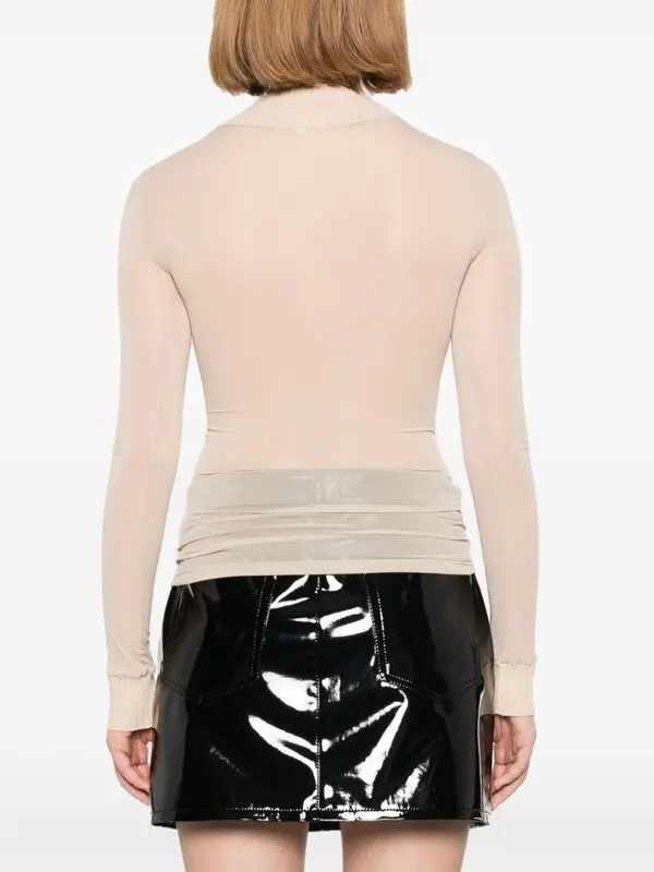 COURREGES Reedition Mesh Top - Neutrals