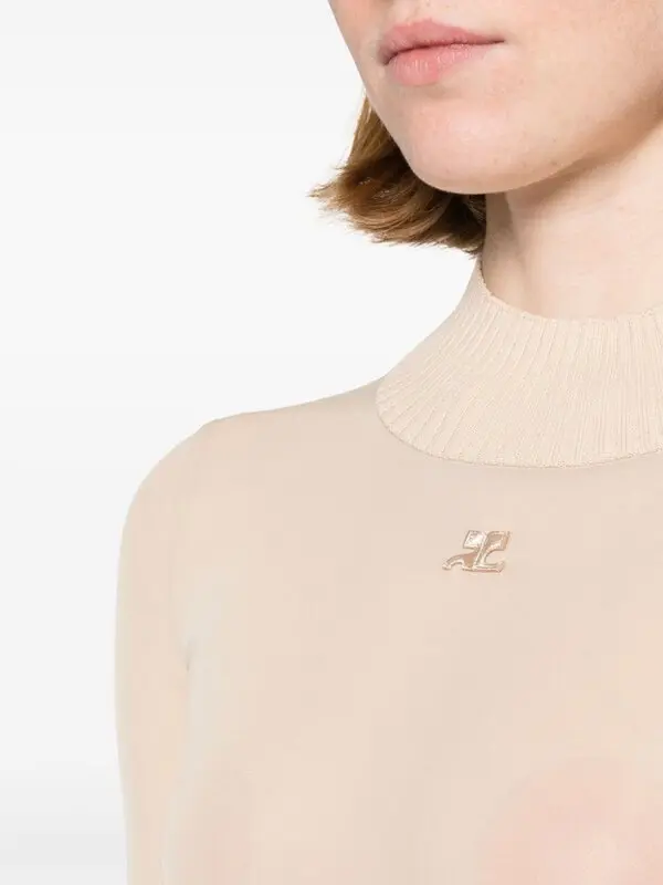 COURREGES Reedition Mesh Top - Neutrals