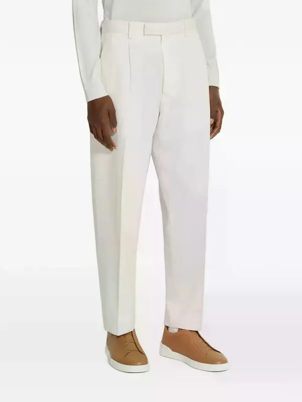 Zegna Pressed-crease Tailored Trousers