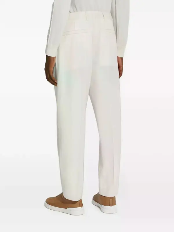 Zegna Pressed-crease Tailored Trousers