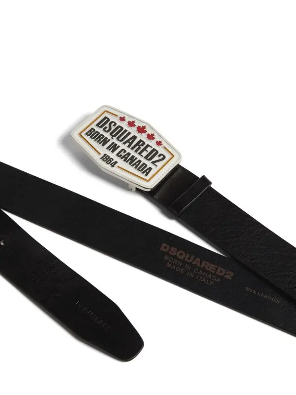 Dsquared2 Logo-buckle Leather Belt