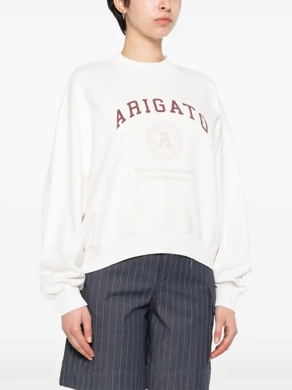 Axel Arigato University Organic-cotton Sweatshirt - Neutrals