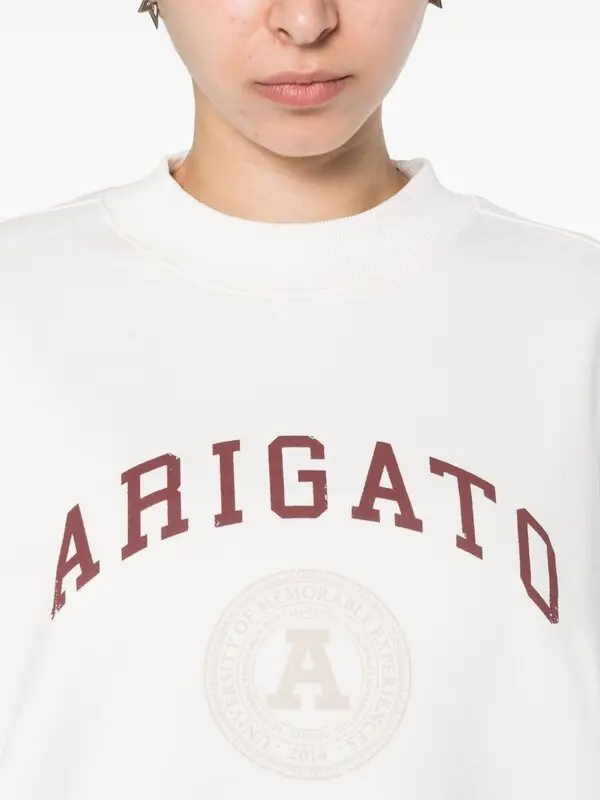 Axel Arigato University Organic-cotton Sweatshirt - Neutrals