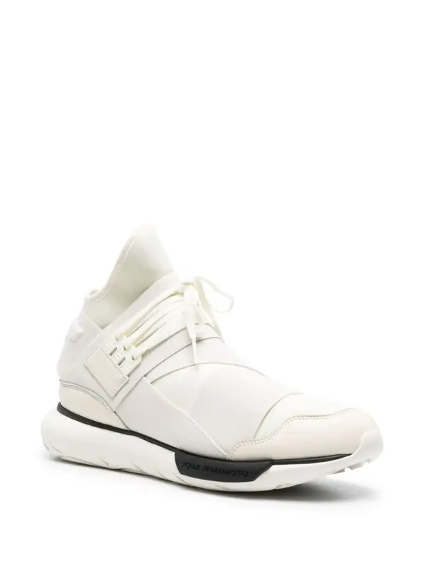 Y3 X Adidas Qasa High-top Sneakers - White