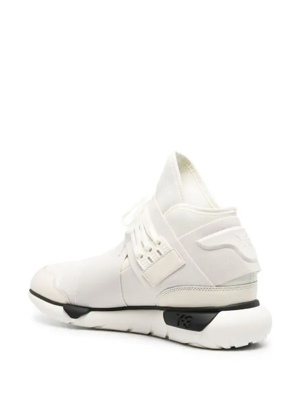 Y3 X Adidas Qasa High-top Sneakers - White