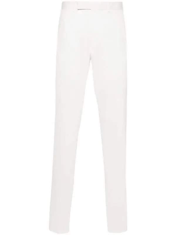 Zegna Twill Stretch-cotton Trousers
