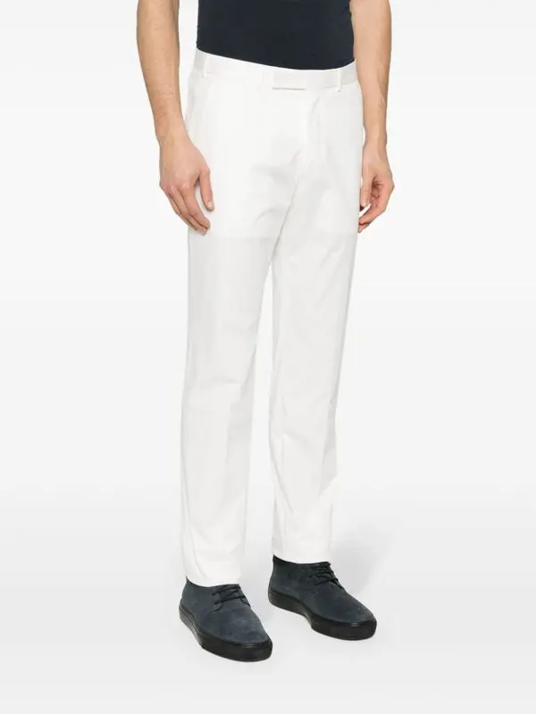 Zegna Twill Stretch-cotton Trousers