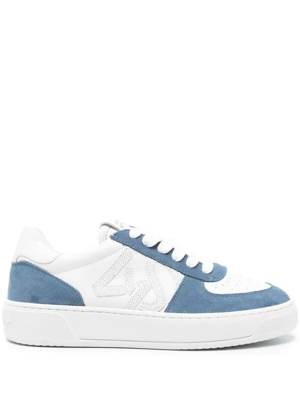 STUART WEITZMAN Courtside Leather Sneakers - White