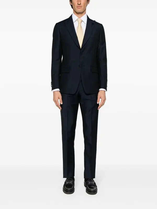 LARDINI Single-breasted Wool Blend Suit