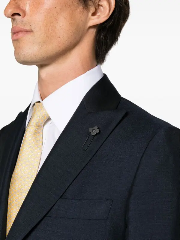 LARDINI Single-breasted Wool Blend Suit