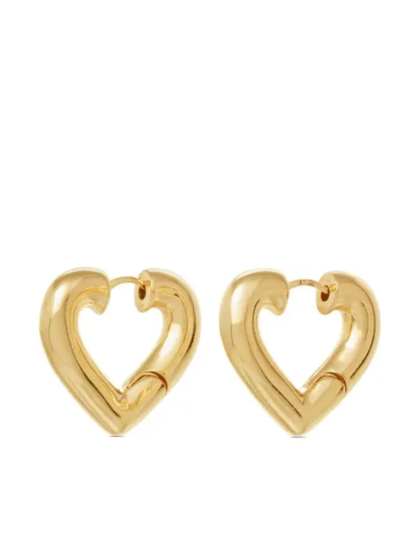 ROXANNE ASSOULIN The Heart Chubbies Hoop Earrings - Gold