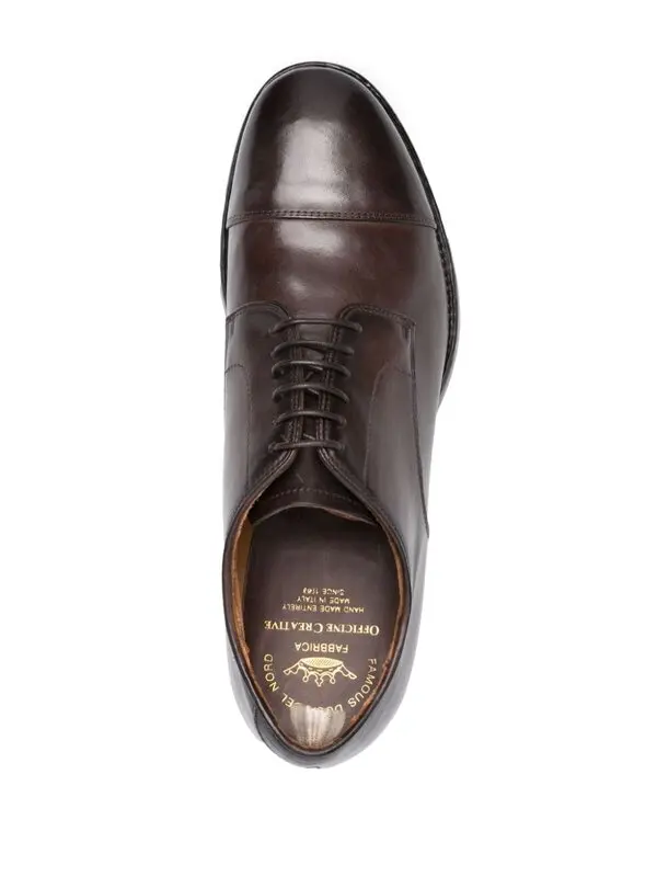 Officine Creative Leather Derby Shoes - Brown