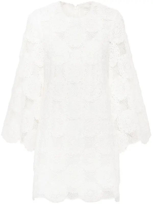 Zimmermann Junie Crochet Lace Mini Dress
