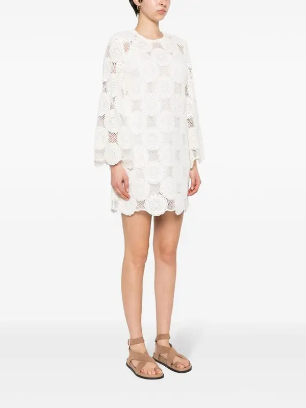 Zimmermann Junie Crochet Lace Mini Dress
