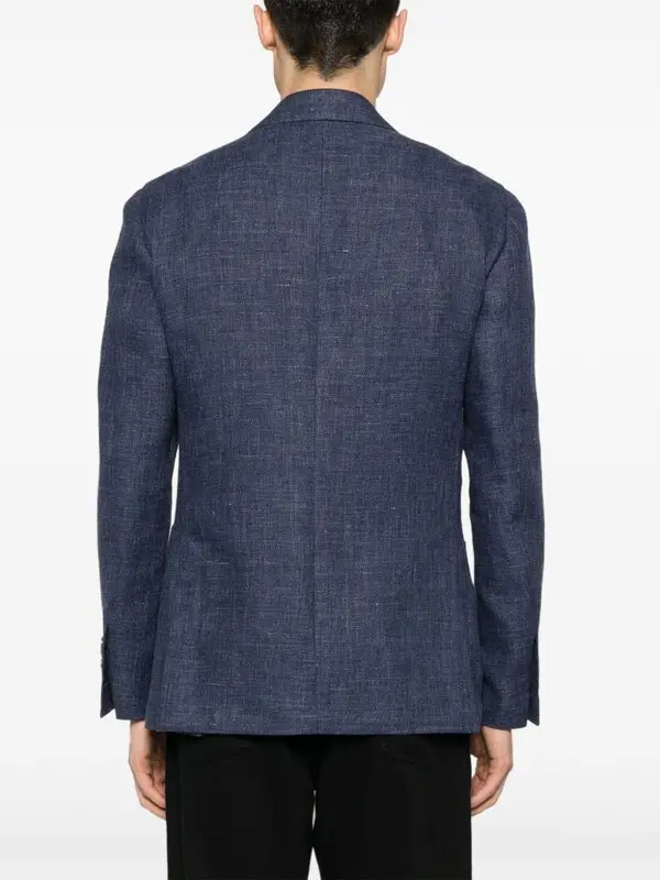 LARDINI Single-breasted Blazer - Blue