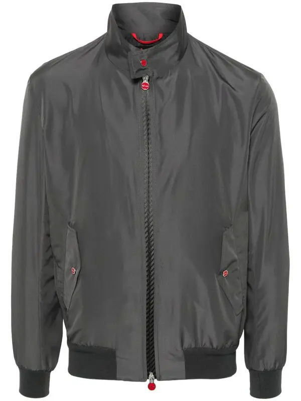 Kiton Zipped Lightweight Jacket - Grey