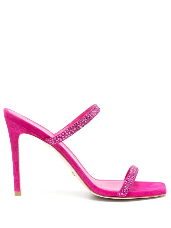 STUART WEITZMAN Aleena Royale Suede Sandals - Pink