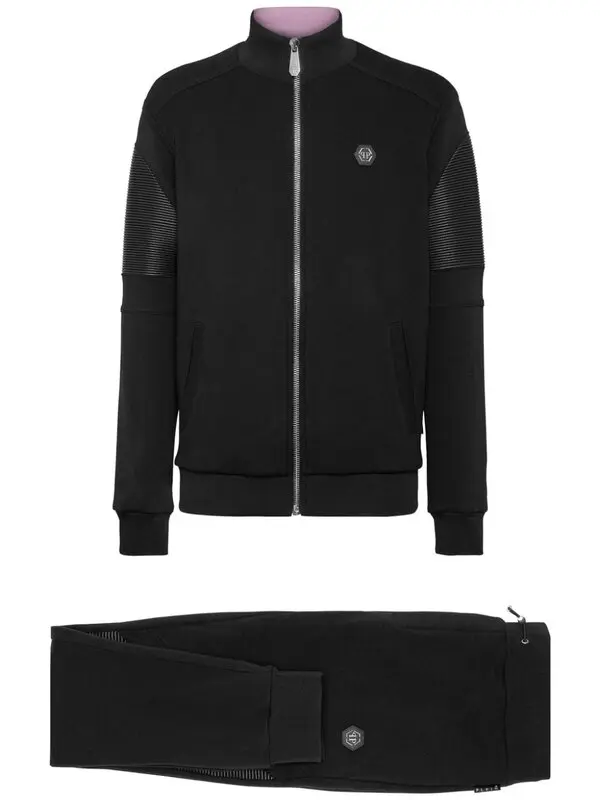 Philipp Plein Logo-appliqué Panelled Tracksuit