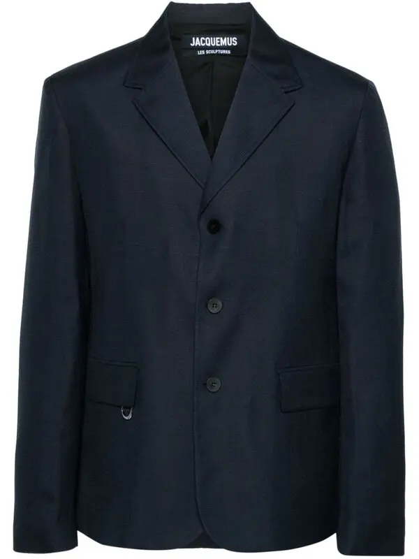 Jacquemus La Veste Cabri Single-breasted Blazer - Blue