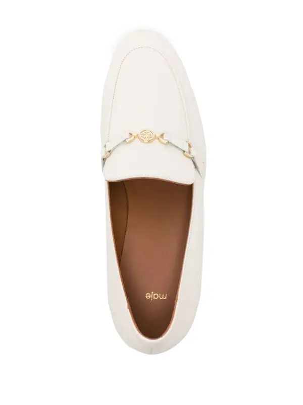 Maje 35mm Leather Loafers