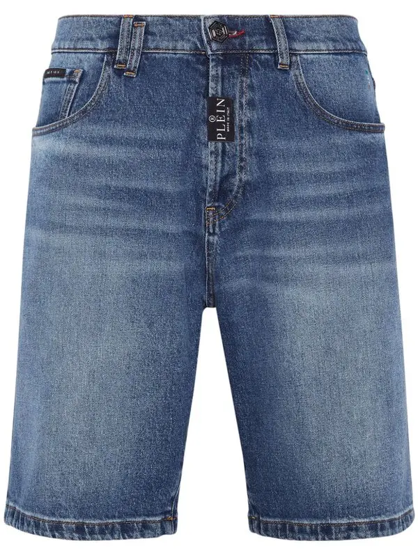 Philipp Plein Formentera Denim Shorts