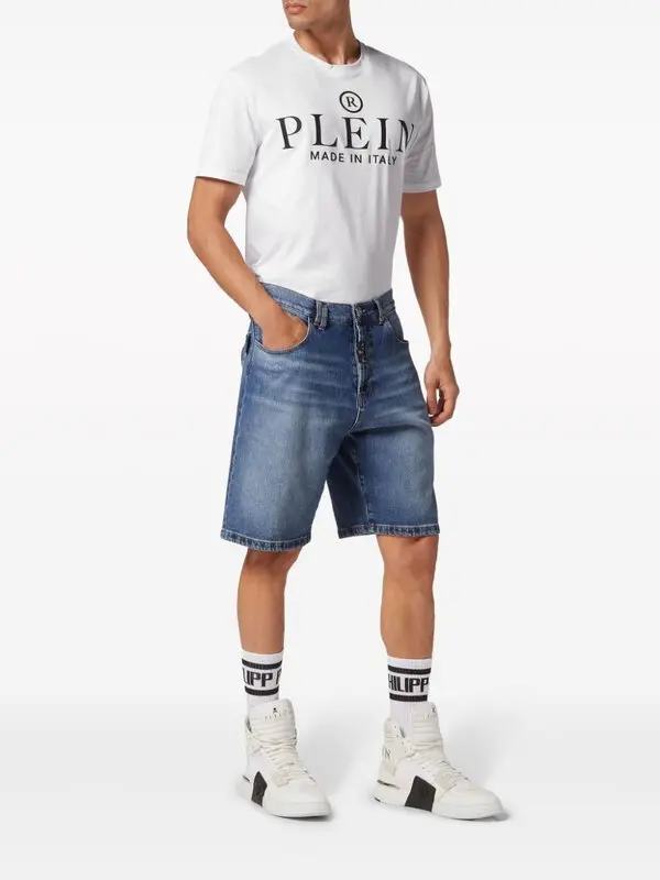 Philipp Plein Formentera Denim Shorts