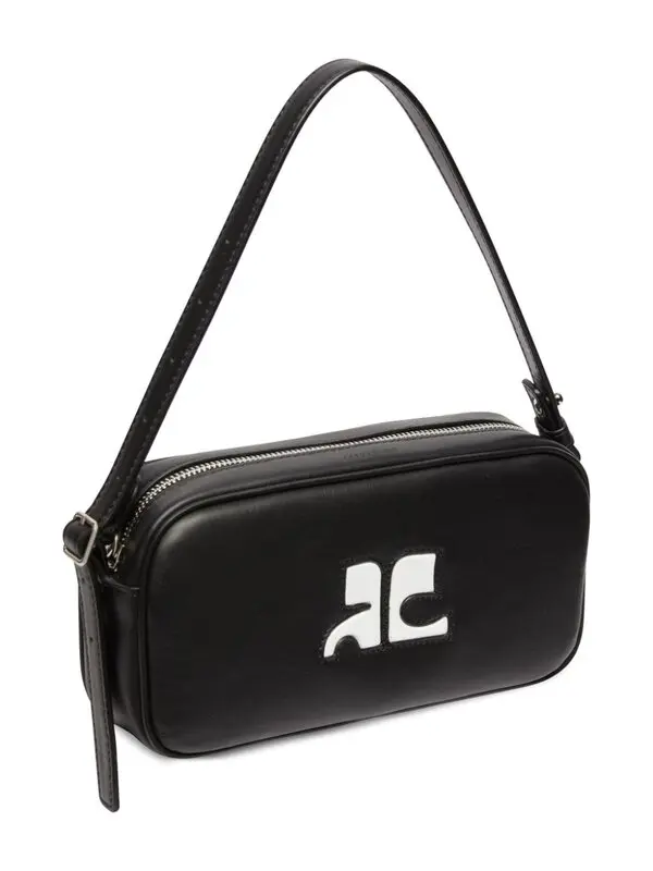 COURREGES Reedition Leather Bag - Black