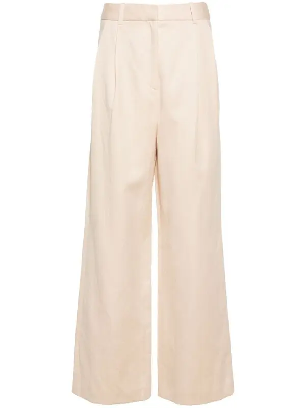 Loulou De Saison Idai Wide-leg Trousers - Pink