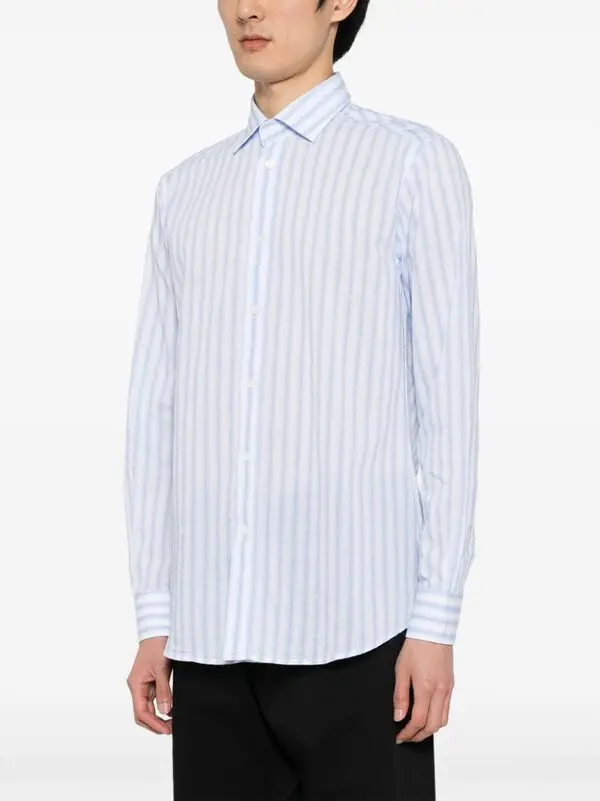 Barena Venezia Striped Poplin Shirt - White