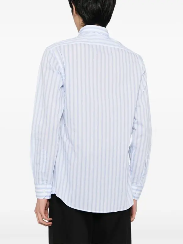 Barena Venezia Striped Poplin Shirt - White