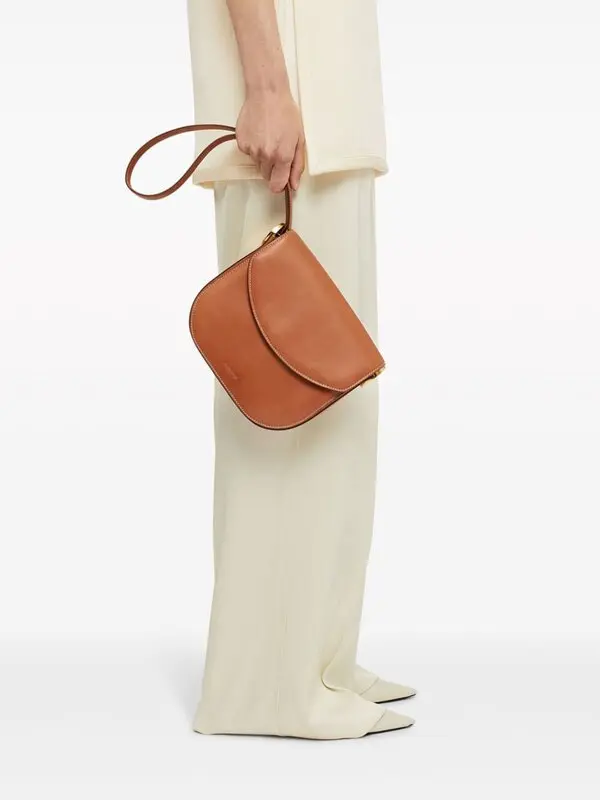 JIL SANDER Coin Logo Crossbody Bag