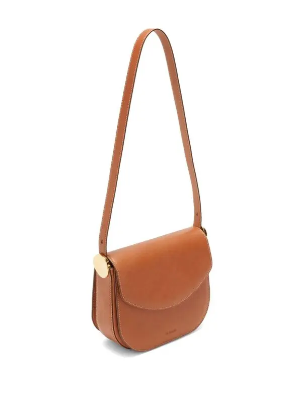 JIL SANDER Coin Logo Crossbody Bag