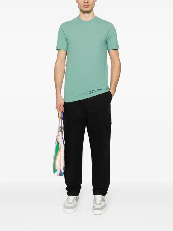 ZANONE Basic Short-sleeved T-shirt - Blue