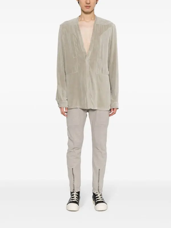 Rick Owens Decorative-zip Trousers