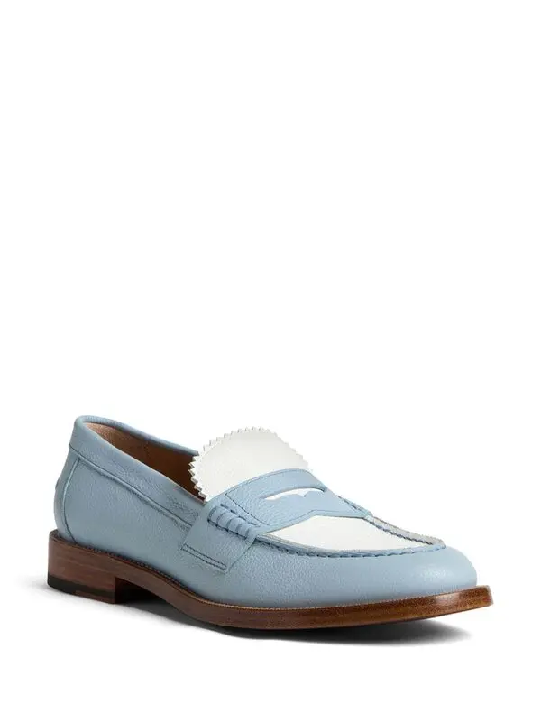 Dsquared2 Leather Loafers - Blue