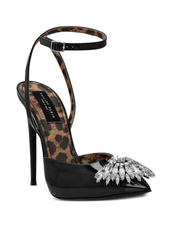 Philipp Plein 100mm Crystal-embellished Pumps