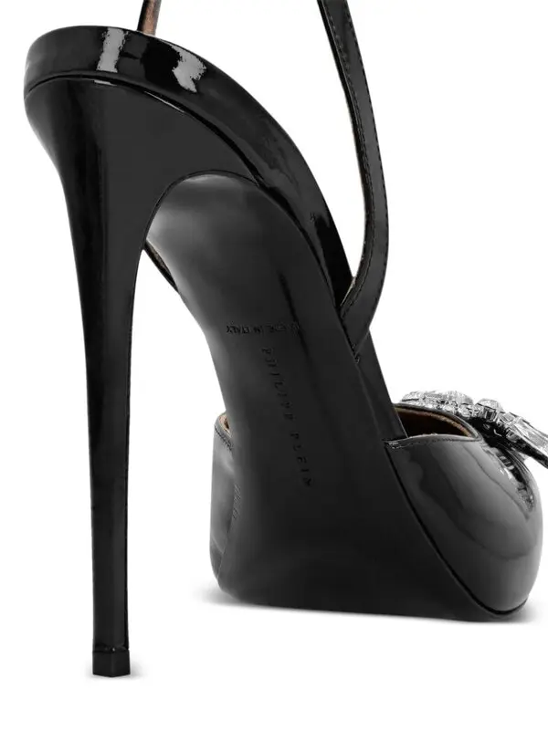 Philipp Plein 100mm Crystal-embellished Pumps