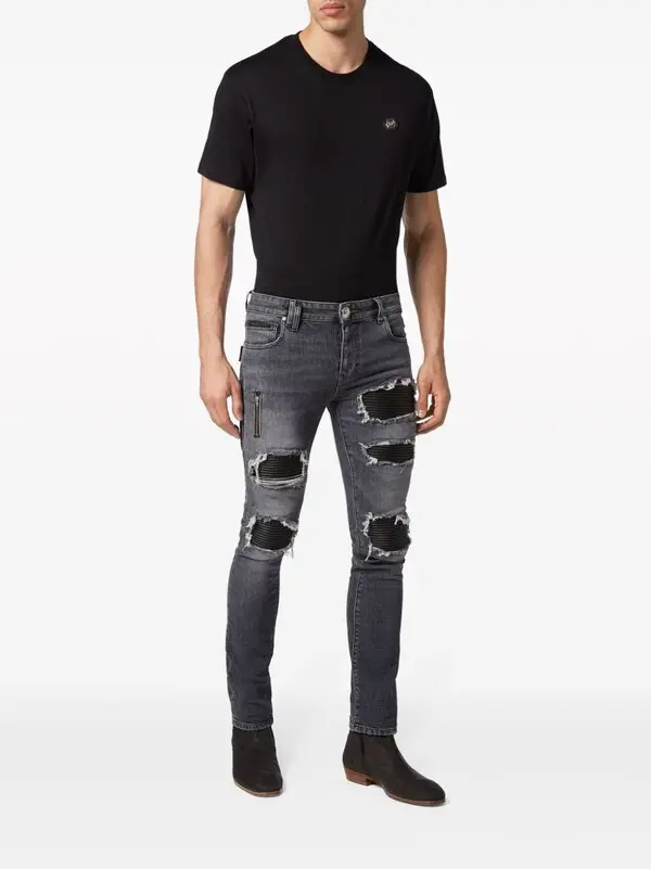 Philipp Plein Rock Star Slim-cut Jeans - Black