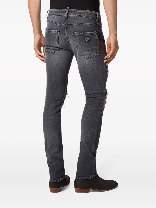 Philipp Plein Rock Star Slim-cut Jeans - Black
