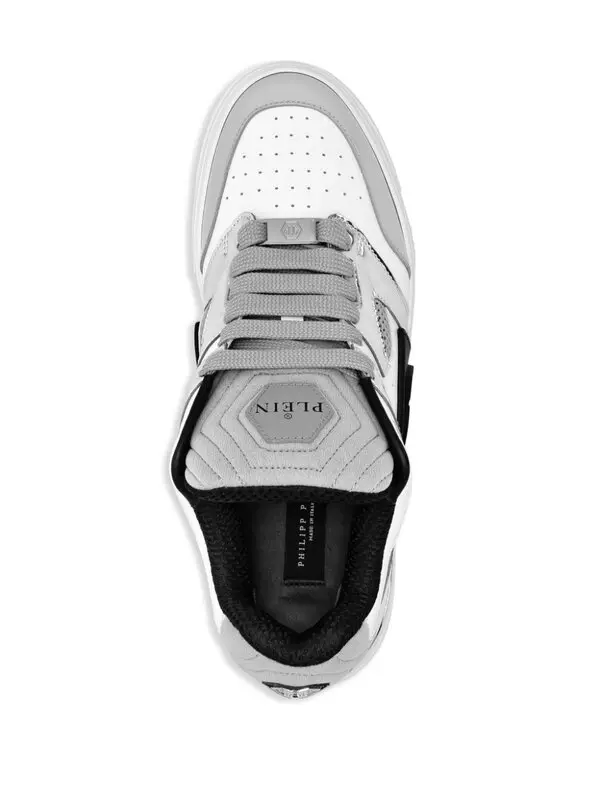 Philipp Plein Mix Logo-patch Sneakers - White