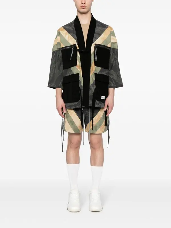 MOSTLY HEARD RARELY SEEN Graphic Print Track Shorts - Multicolour