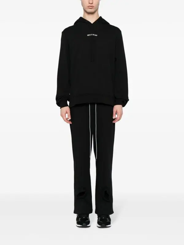 MOSTLY HEARD RARELY SEEN Logo-embroidered Hoodie