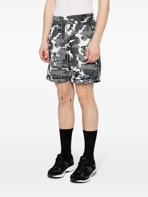 MOSTLY HEARD RARELY SEEN Quilted Camouflage Shorts - Multicolour