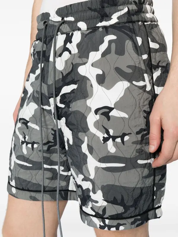 MOSTLY HEARD RARELY SEEN Quilted Camouflage Shorts - Multicolour