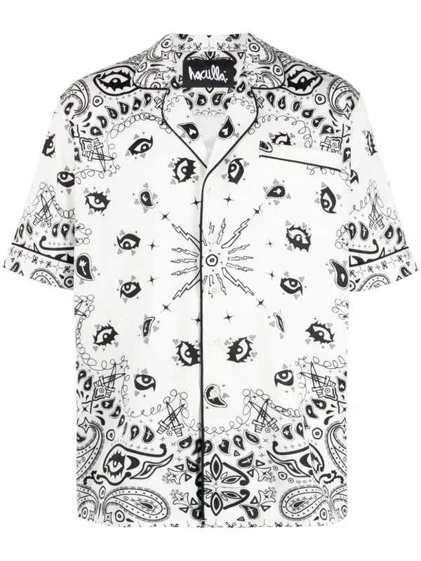 HACULLA. Paisley-print Button-up Shirt - White