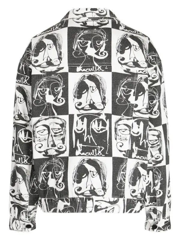 HACULLA. Chess Graphic Denim Jacket