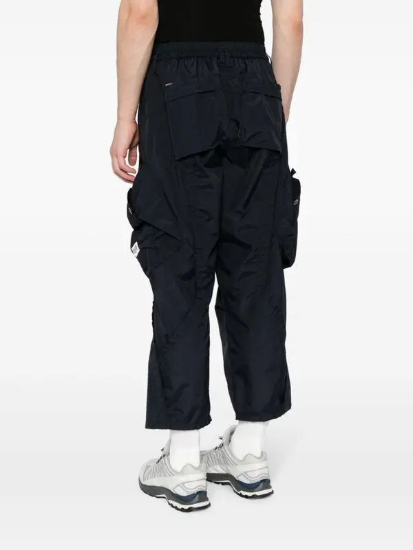 MOSTLY HEARD RARELY SEEN 3d Drop-crotch Trousers - Black